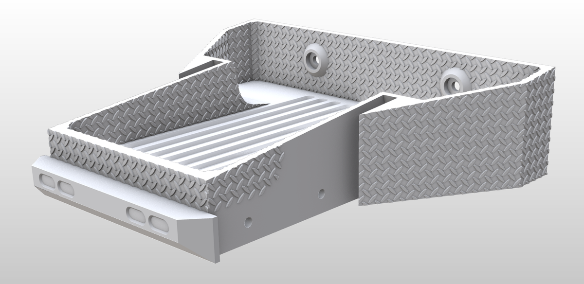 Gspeed V3 GShot Bobbed Diamond Plate Bed. – Tech Factory Racing